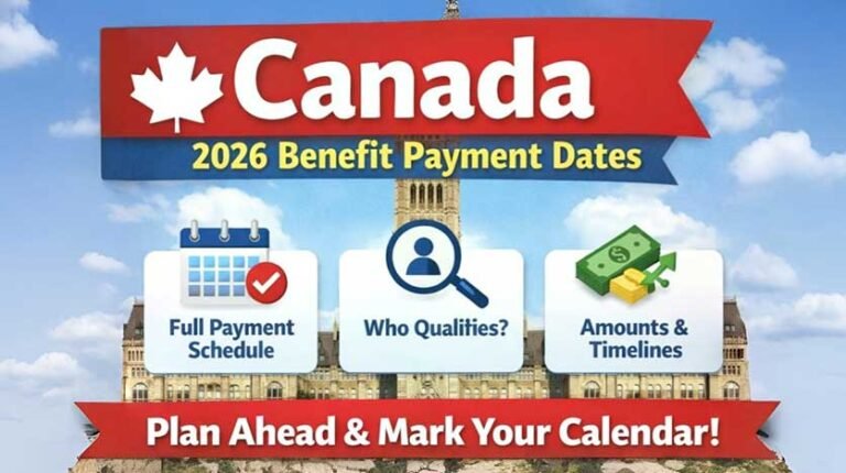Canada 2026 Tax Credits & CRA Benefit Payment Dates (Full Schedule ...